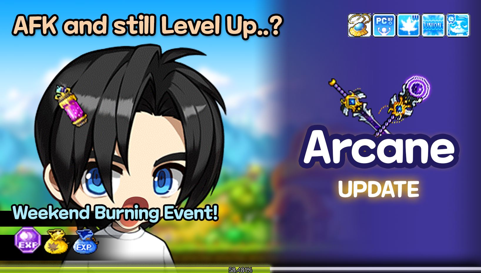 Maple Heroes: Training Idle RPG: 《冒险岛世界》